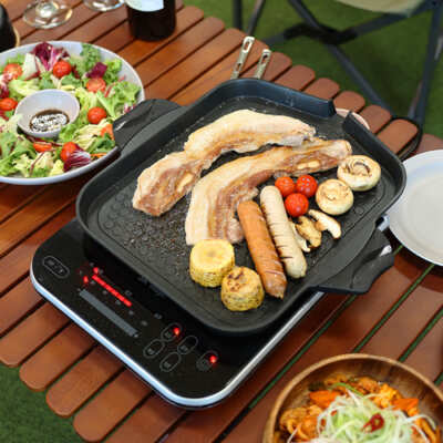 INDUCTION SQUARE GRILL PAN — Camp One Outdoor brand